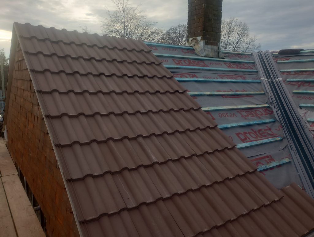 Ridged Tiles Installation - J. James Roofing Ltd